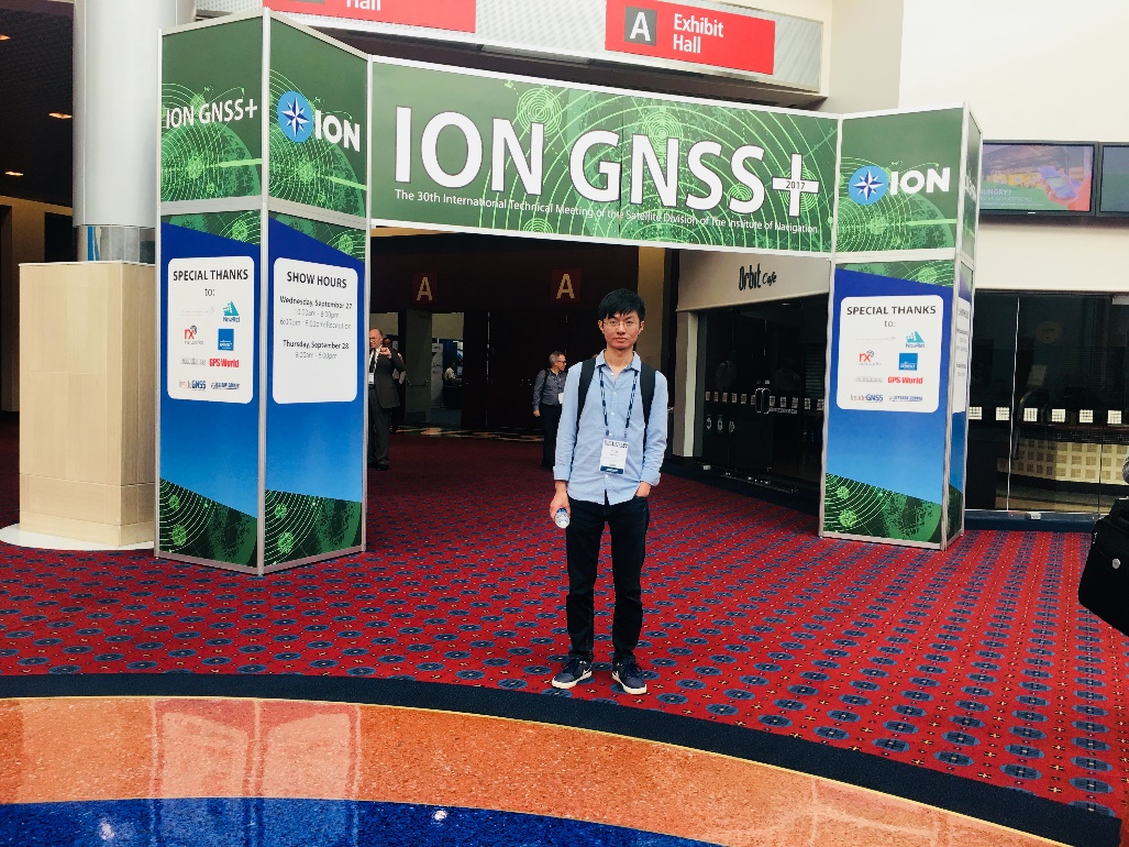 the conference of ION GNSS+ 2017 in Portland, America. – SJTU Brain ...